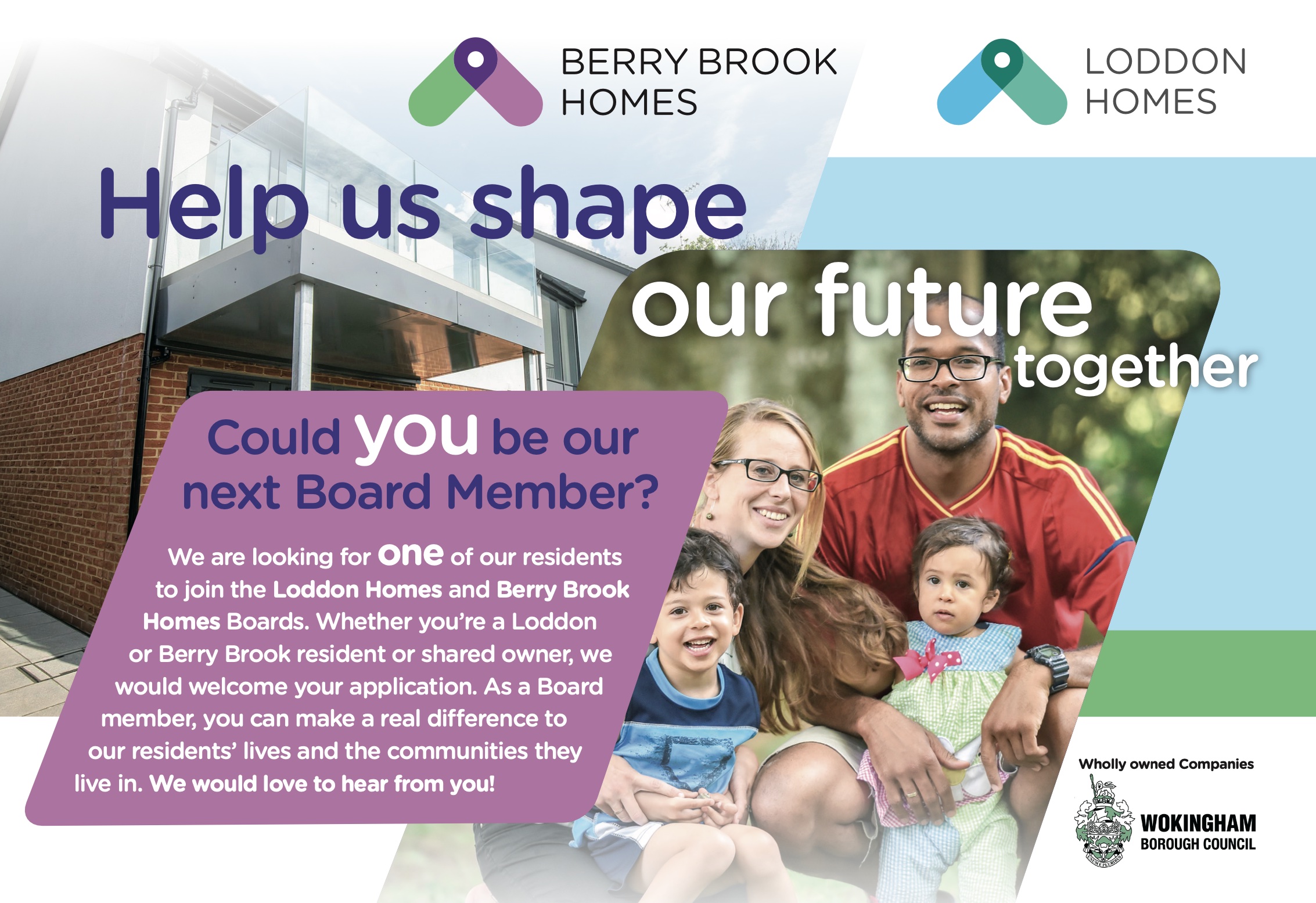 Could you be our next Resident Board Member? - Berry Brook Homes
